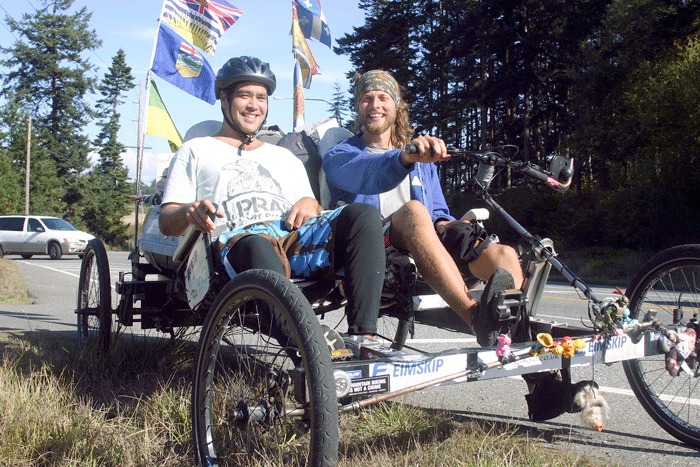 Englishman quadracycles through Whidbey on trek to Mexico | Whidbey ...
