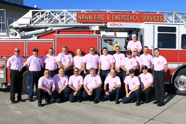 Navy firefighters in the pink | Whidbey News-Times