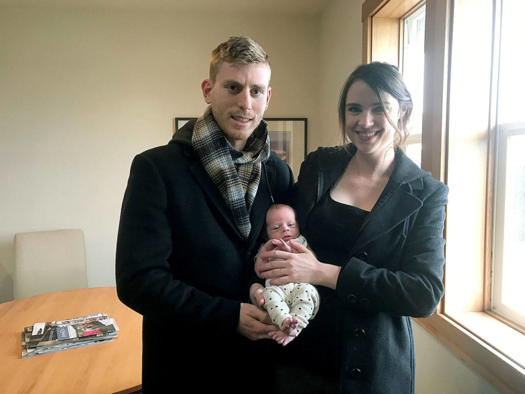 Off-island couple have first baby to be born on Whidbey in 2020 ...