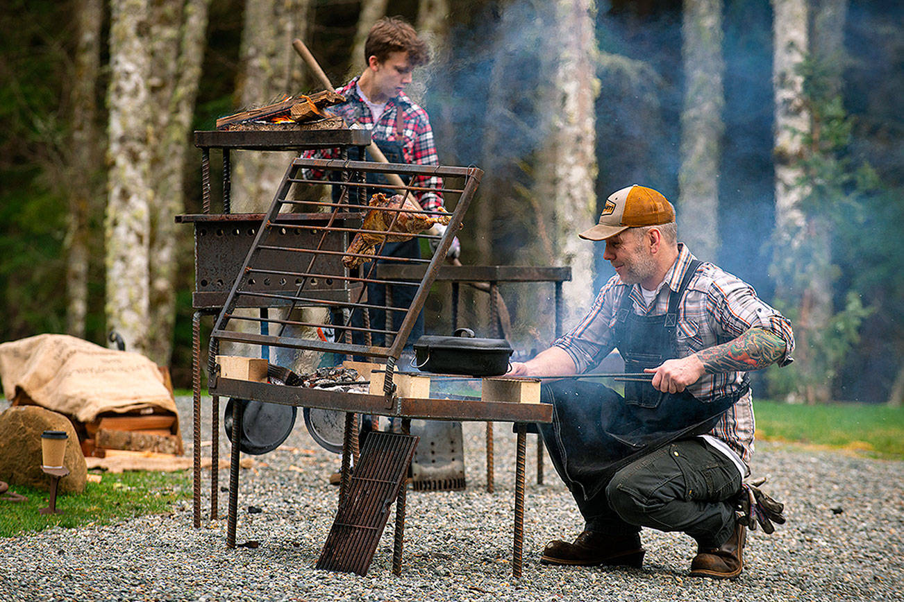 Trio of fire masters takes on outdoor cooking | Whidbey News-Times