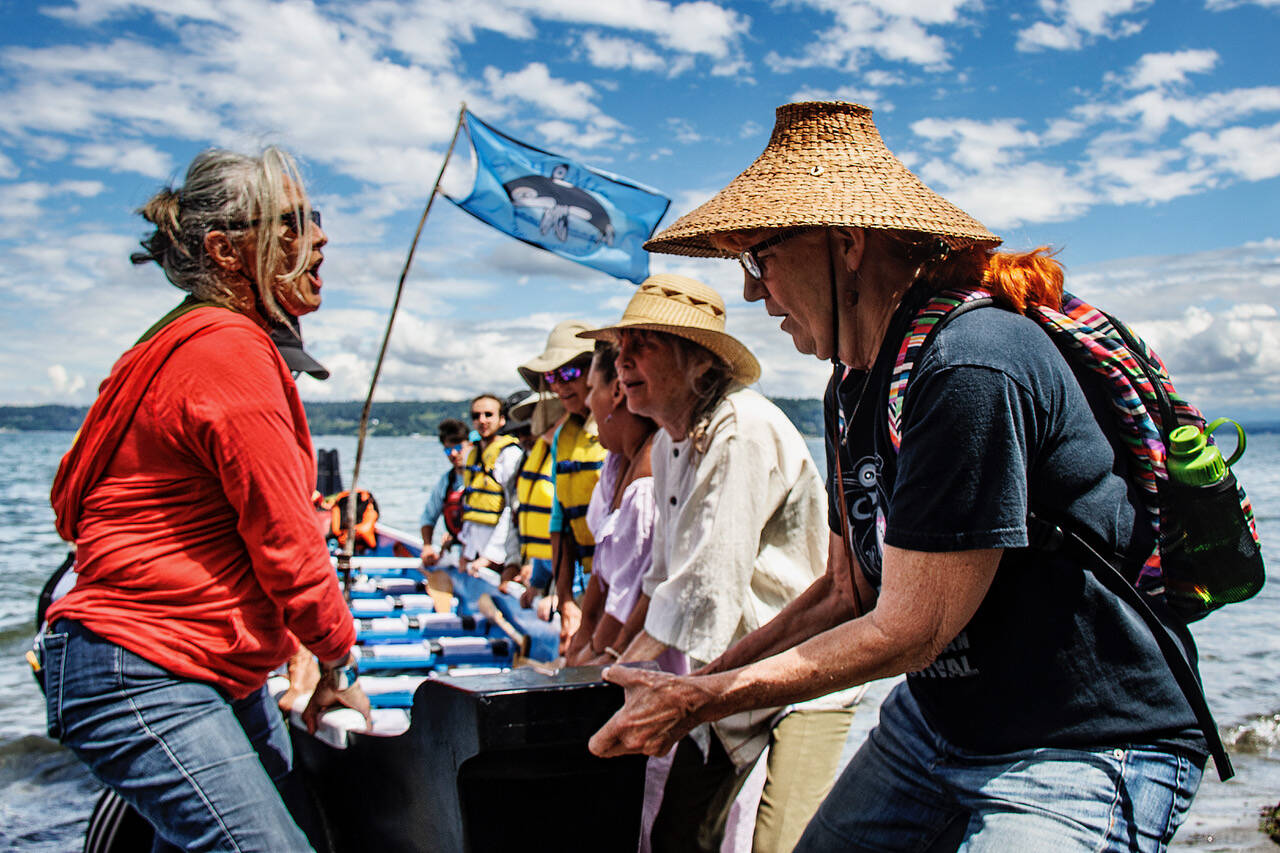 Tribal canoe voyagers visit Langley | Whidbey News-Times