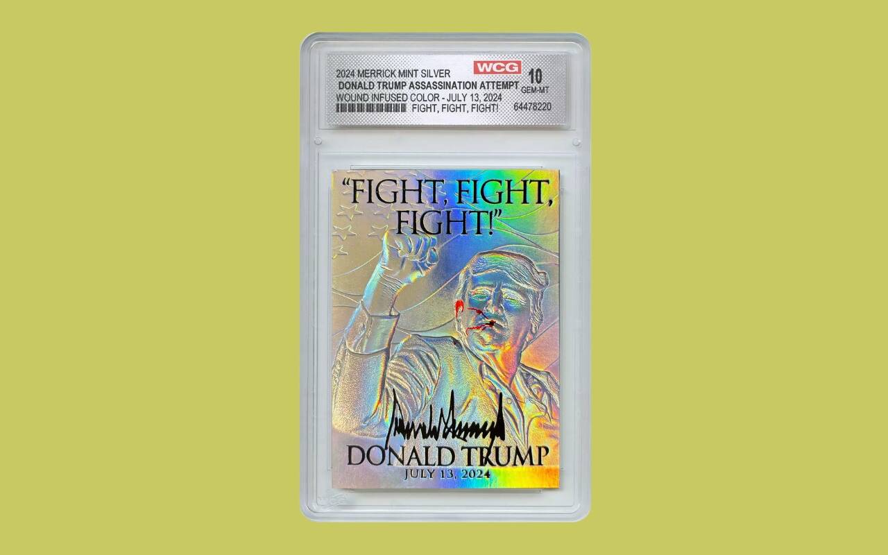 SILVER Trump “FIGHT, FIGHT, FIGHT” Trading Card Review - Proud Patriots ...