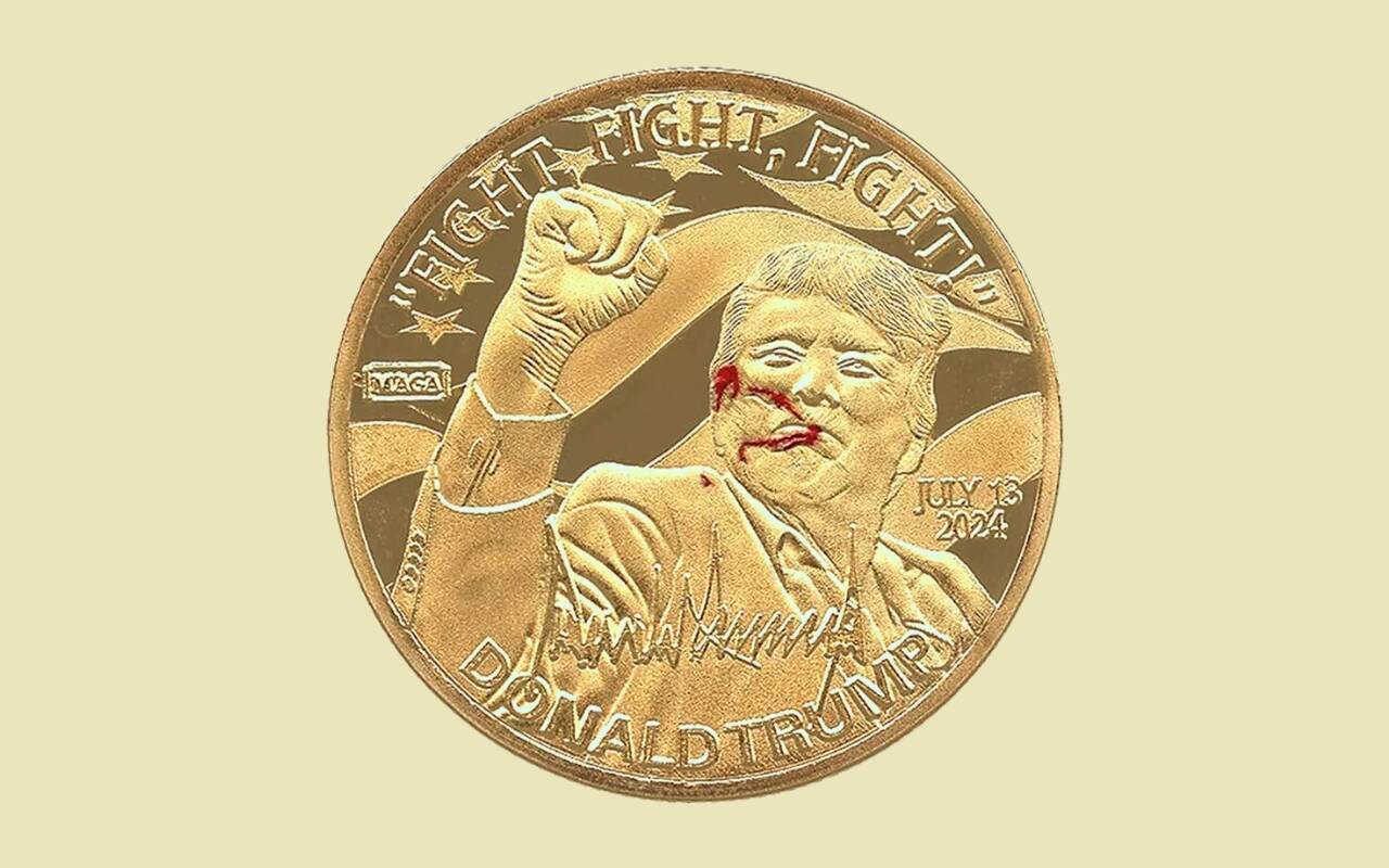 Trump Wound-Infused ‘Fight Fight Fight’ Gold Coin: Reviewing The ...