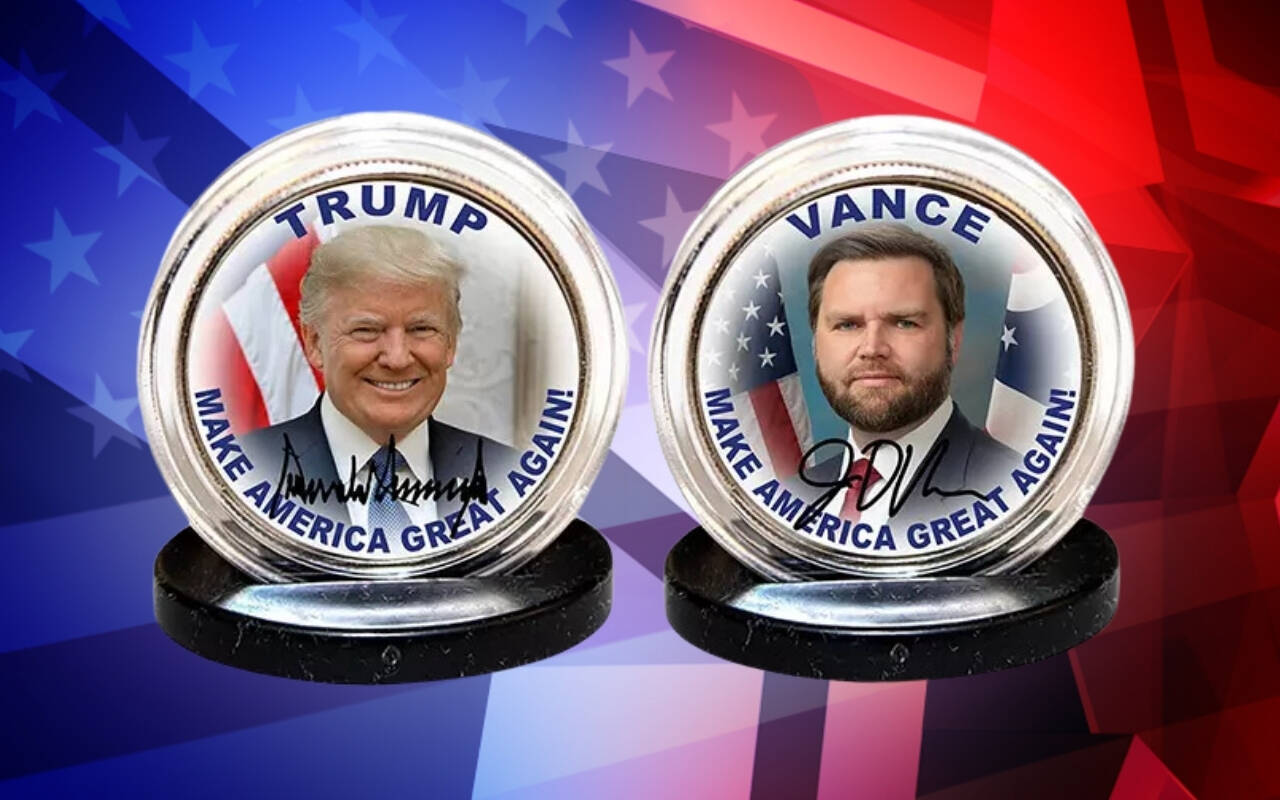 Trump Vance 2024 MAGA 2-Coin Collectors Set Review: Own a Piece of ...