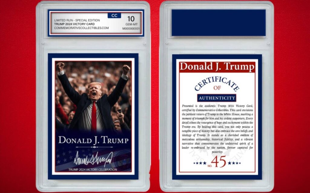 Trump Victory Collectible Trading Card: Commemorate 2024 with This ...