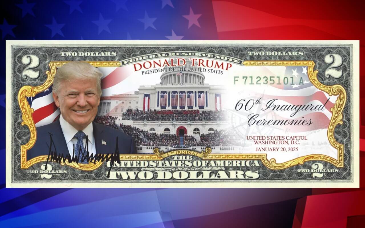 Donald Trump 2nd Term Inauguration Collectible $2 Bill: A Proud ...