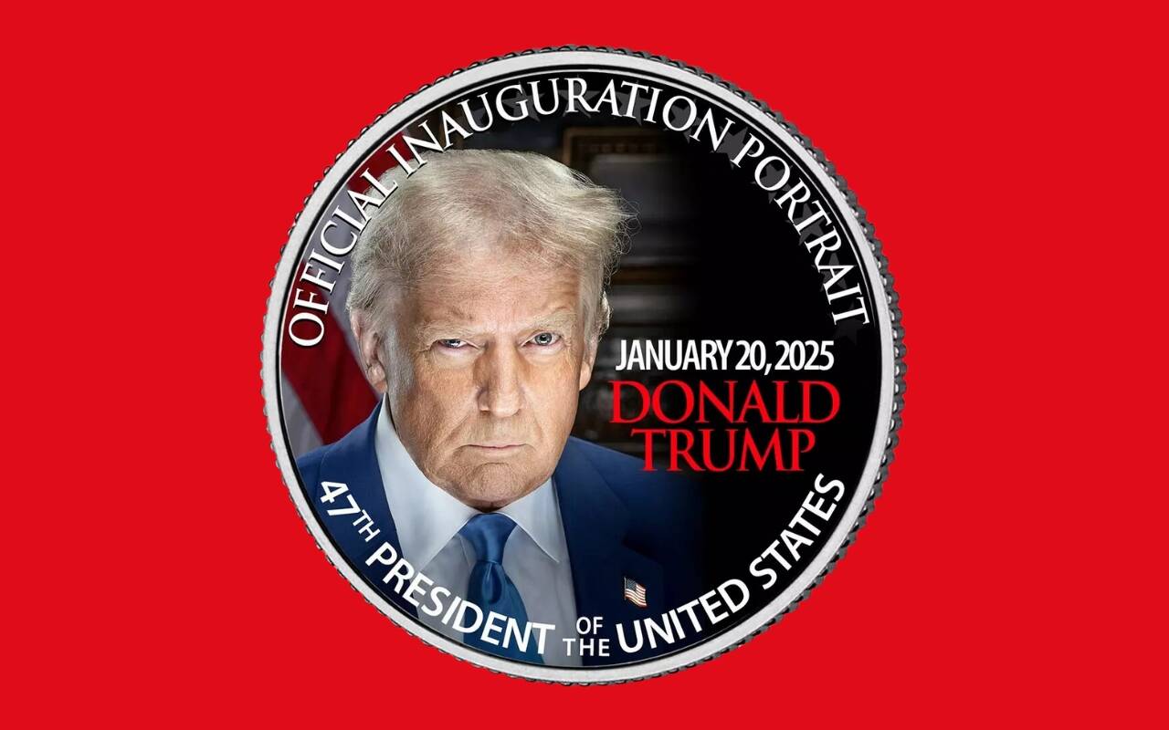 Trump Official Portrait Collectible Half Dollar Coin: A True Patriot’s ...