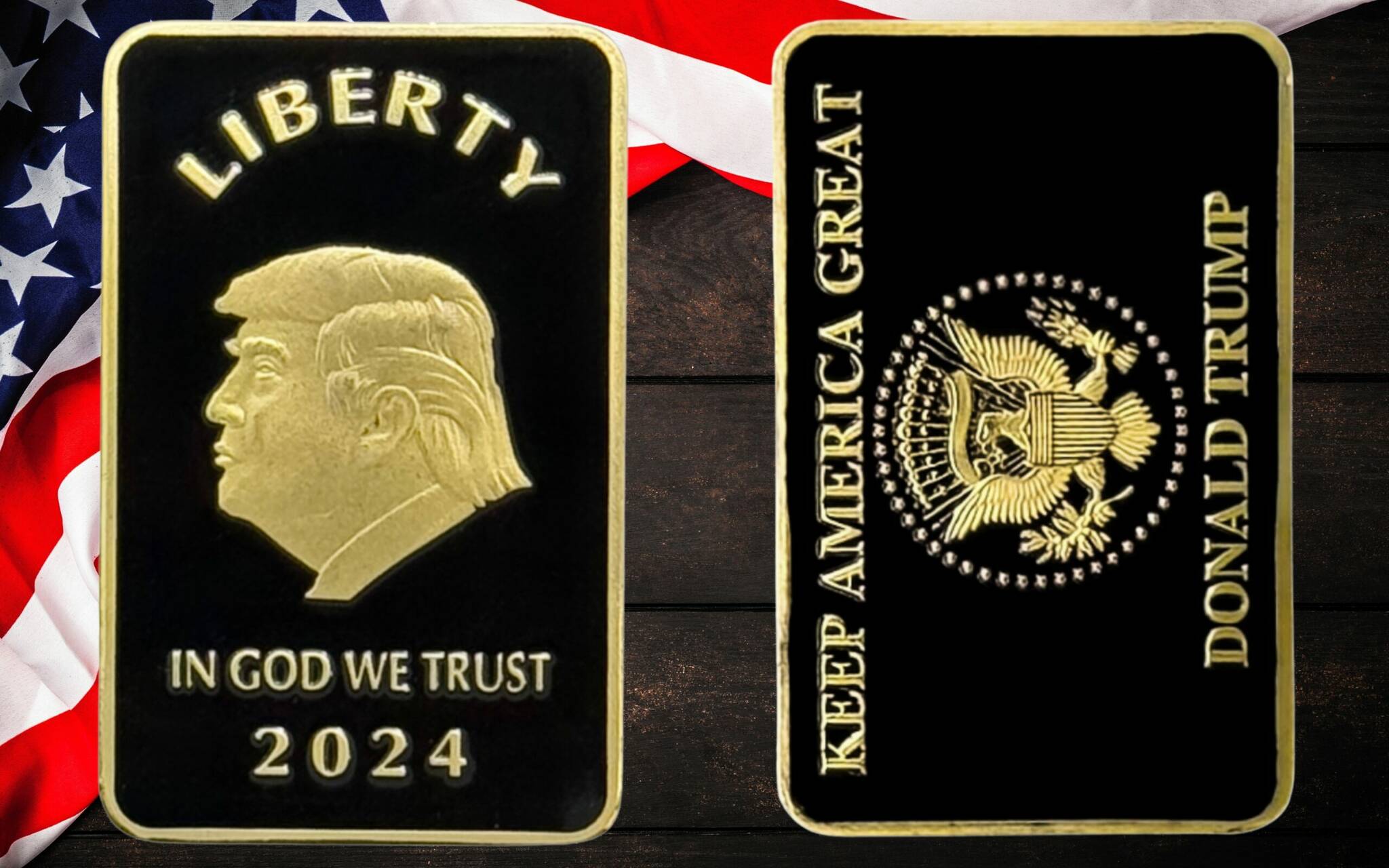 Trump Black Gold Bar—The Exclusive Collectible That Every MAGA Patriot ...