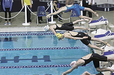 Huffer finishes 10th at PNS championships | Youth swimming | Whidbey ...