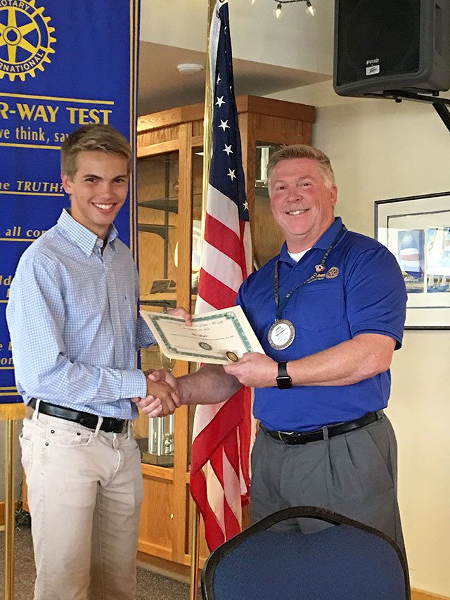 Gasper named Rotary student of the month | Whidbey News-Times